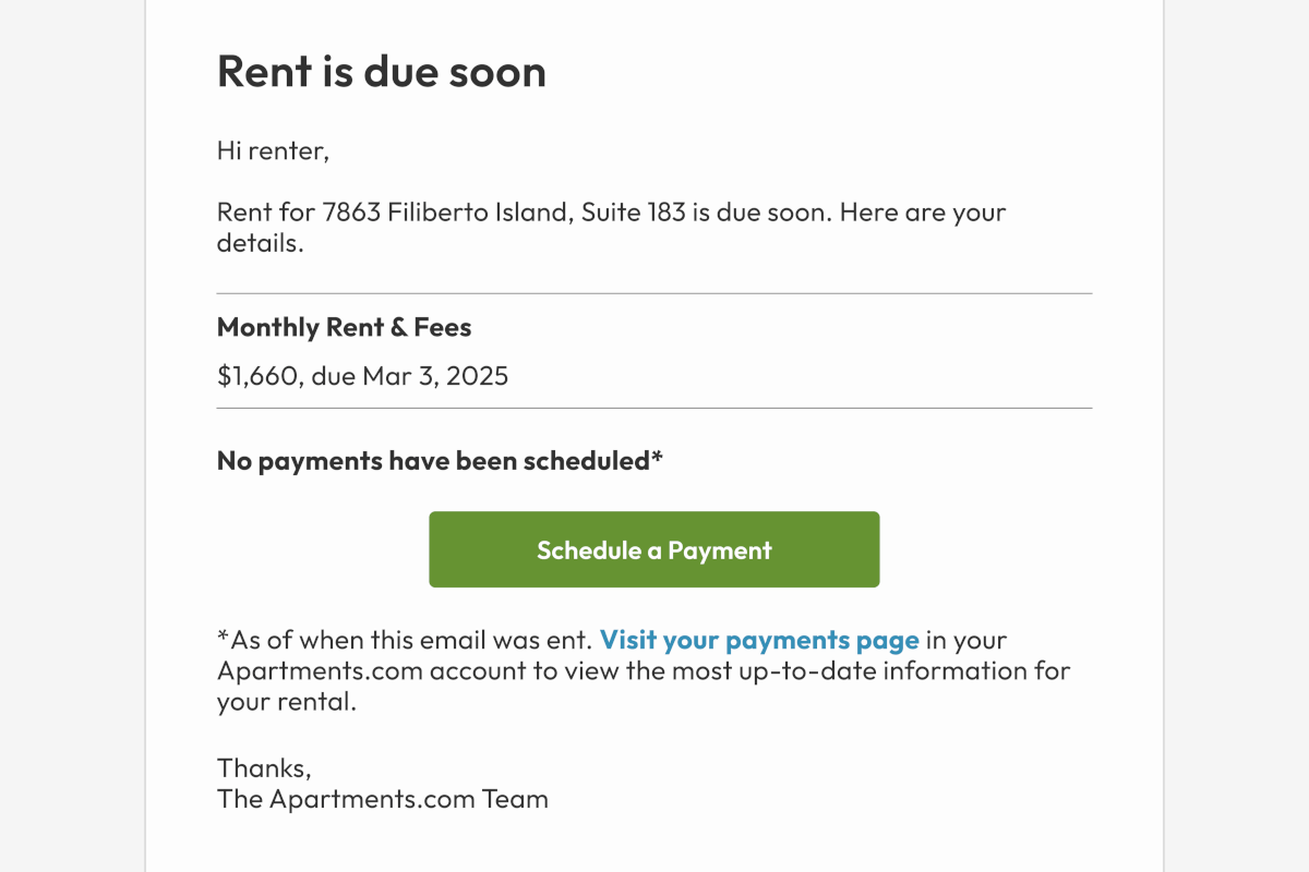 Benefits of Paying Your Rent on Apartments.com | Apartments.com